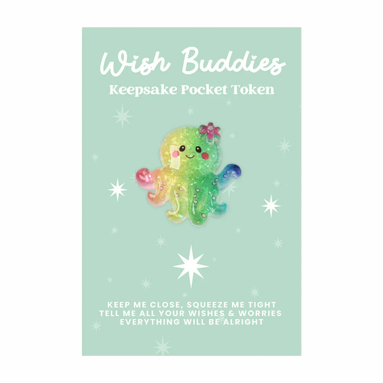 Wish Buddies Pocket Token - Octopus - Cowell's Garden Centre | Woolsington