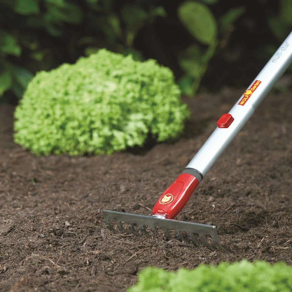 Wolf Garten Multi-Change Close Tooth Rake - Cowell's Garden Centre ...