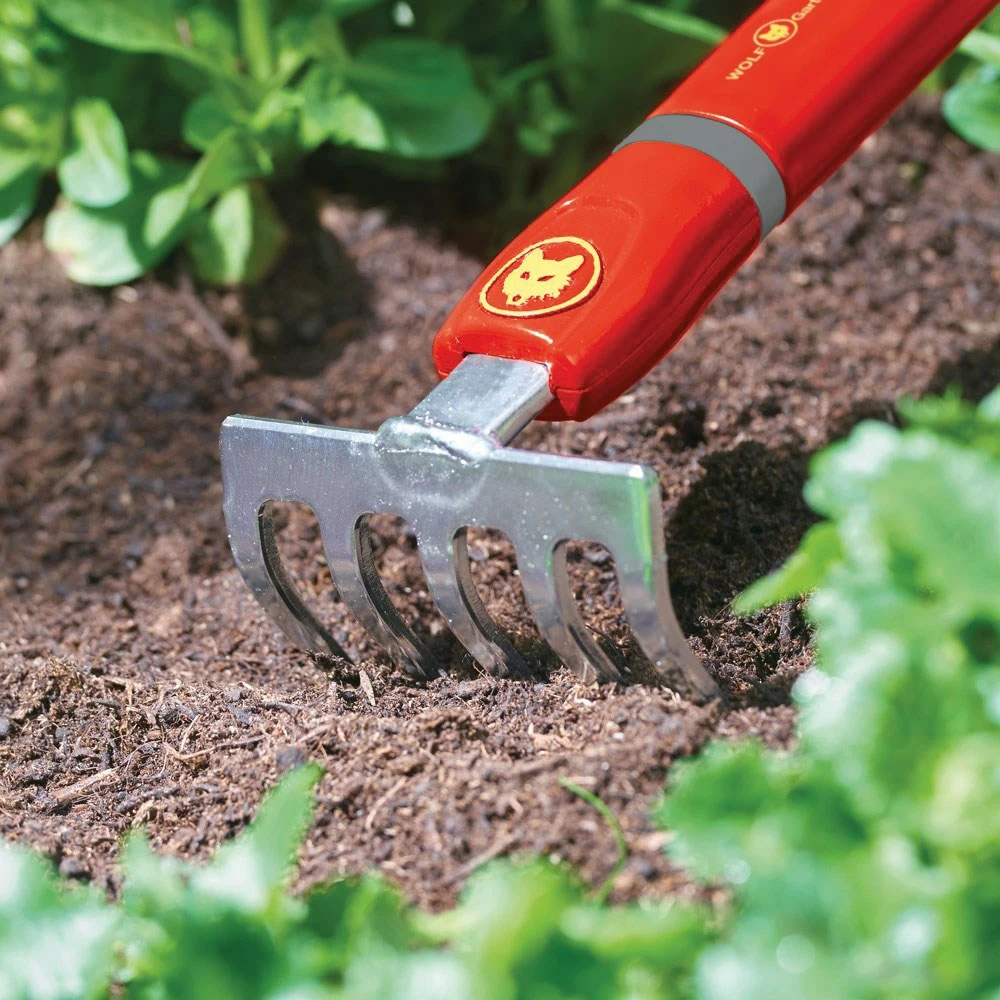 Wolf Garten Multi-Change Small Rake - Cowell's Garden Centre | Woolsington